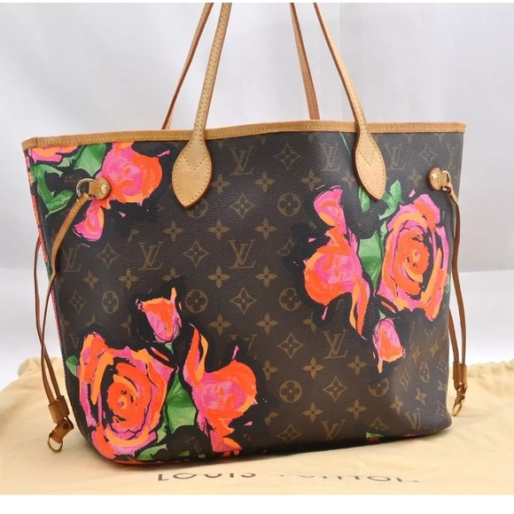 Louis Vuitton | Bags | Authentic Louis Vuitton Monogram Rose Neverfull ...